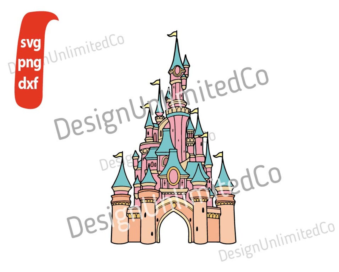 Mouse Castle Svg, Castle Outline Svg, Castle Svg, Castle Silhouette Svg ...