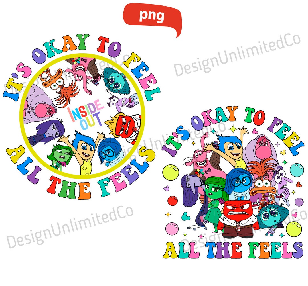 It's Okay to Feel the Feels Png, Cartoon Emotions Png, Its Okay to Feel ...