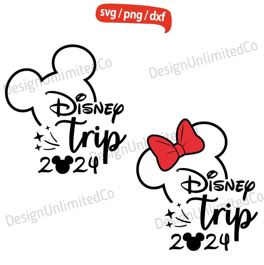 Mouse Trip 2024 Svg Png Dxf, Family Trip Svg, Mouse Family Trip Svg ...