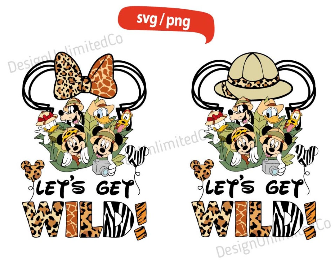 Let's Get Wild Animal Kingdom Svg, Animal Kingdom Svg, Magical Kingdom ...