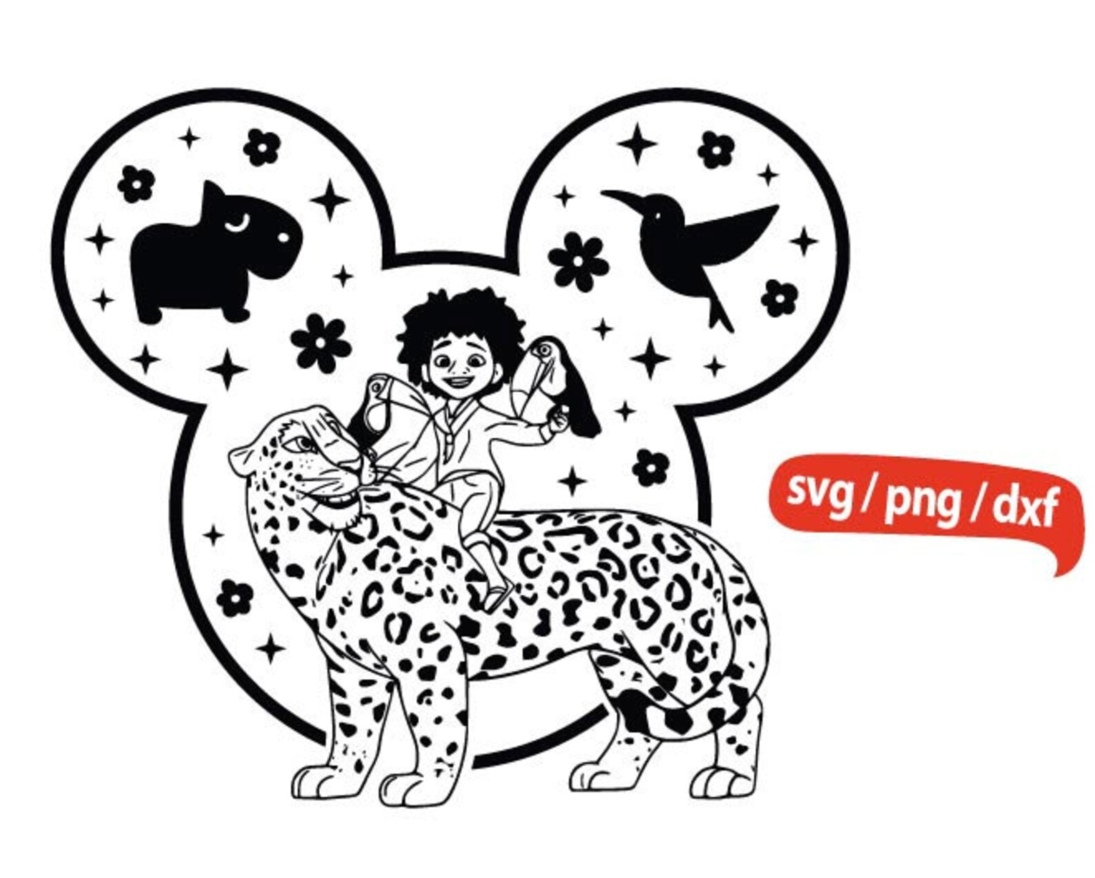 Encanto Svg, Mouse Head Svg, Mouse Ears Svg, Mouse Encanto Svg, Encanto ...