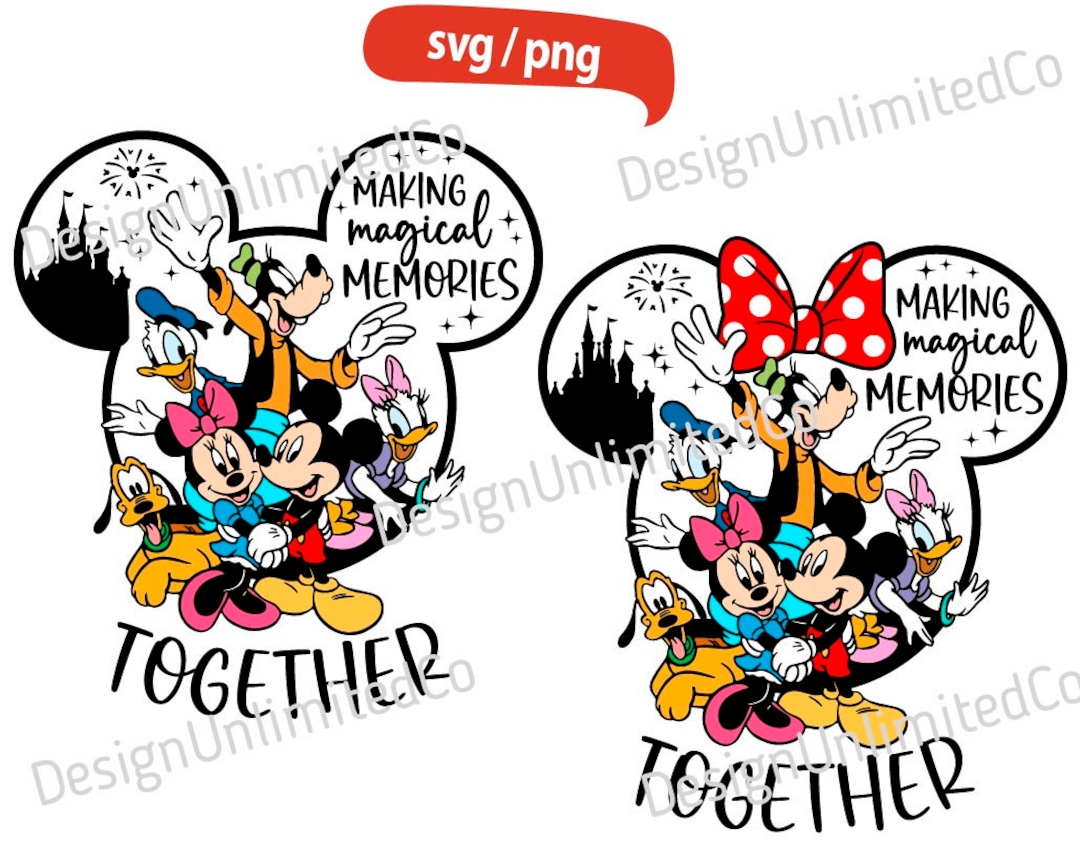 Making Magical Memories Together Svg Mouse Family Trip Svg - Etsy
