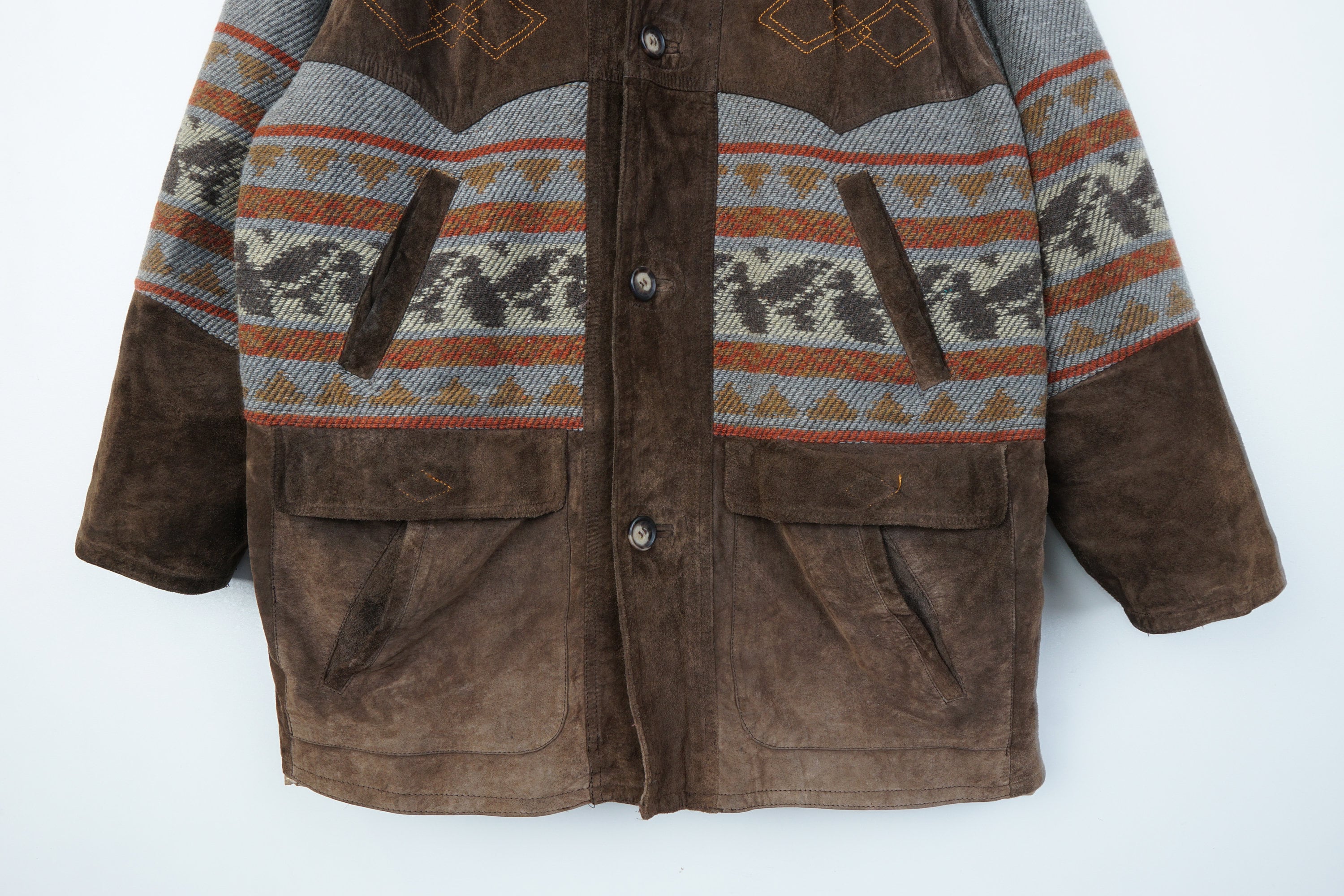Rare Vintage Navajo Aztec Jacket Size XXL - Etsy