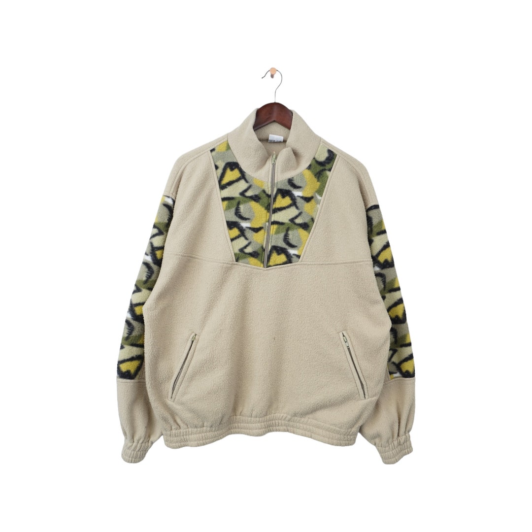 Vintage Fleece Pullover Size L-XL - Etsy