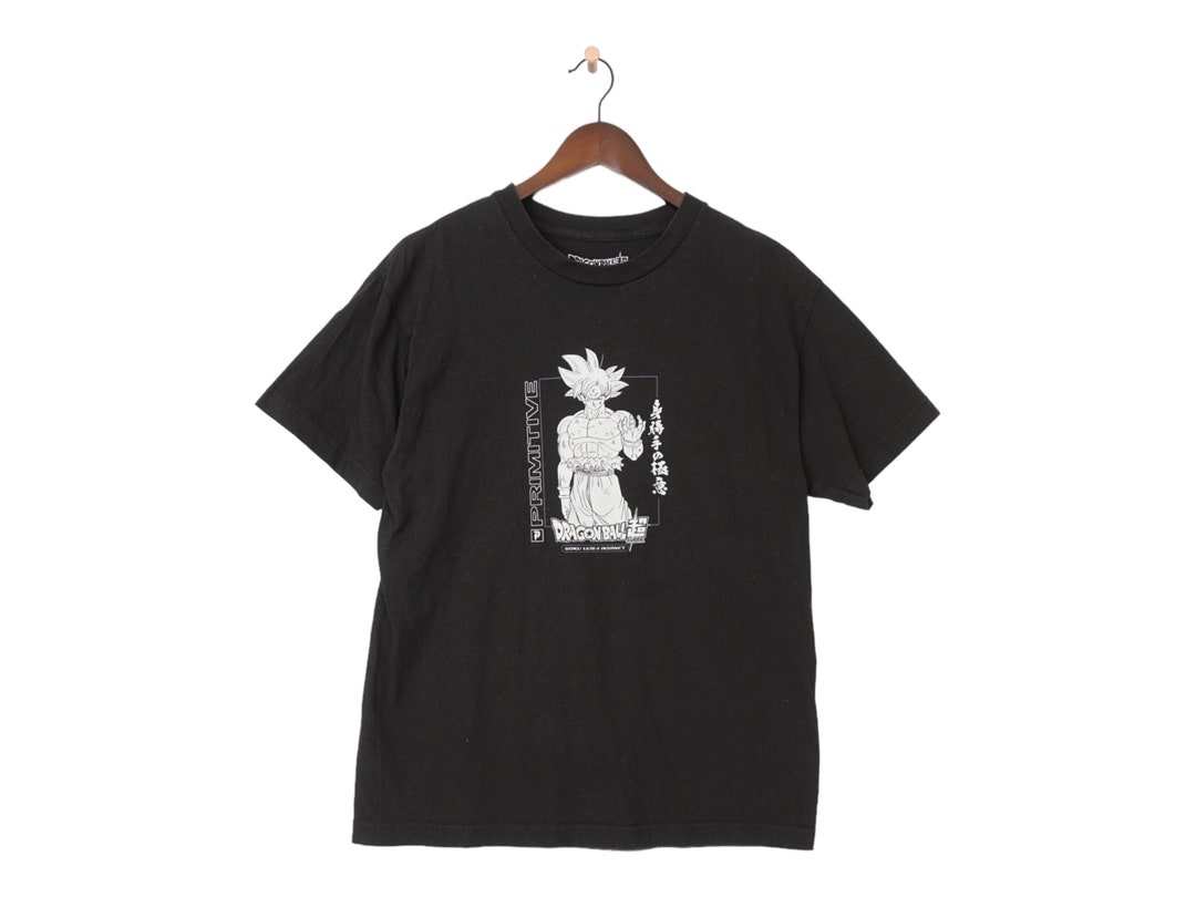 Vintage Dragon Ball Primitive Goku Print T-shirt Size M Heavy Cotton - Etsy
