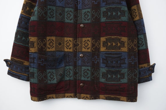 Rare Vintage Aztec Wool Navajo Aztec Jacket Size L-XL - Gem