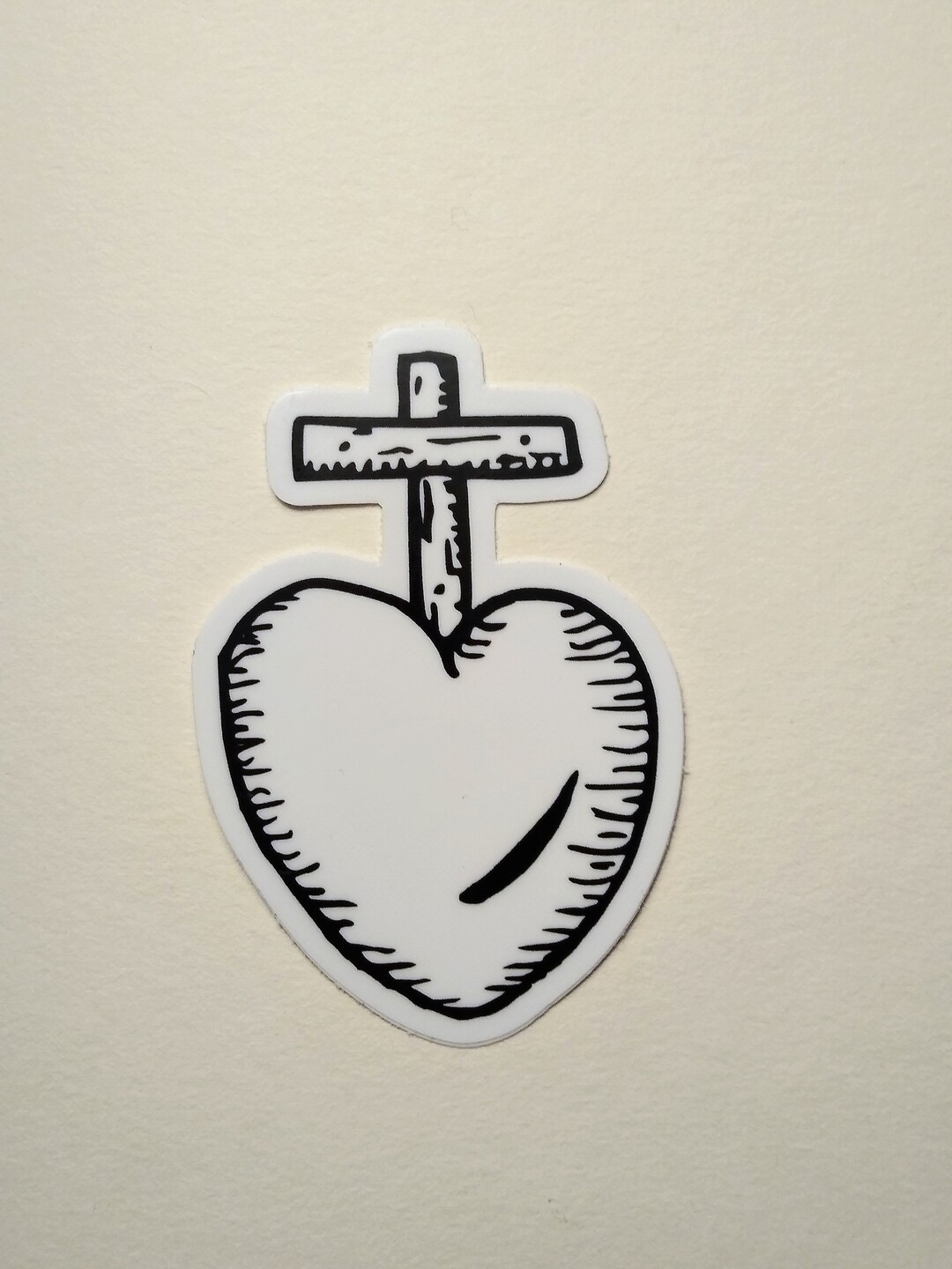 Sacred Heart of Jesus Sticker - Etsy