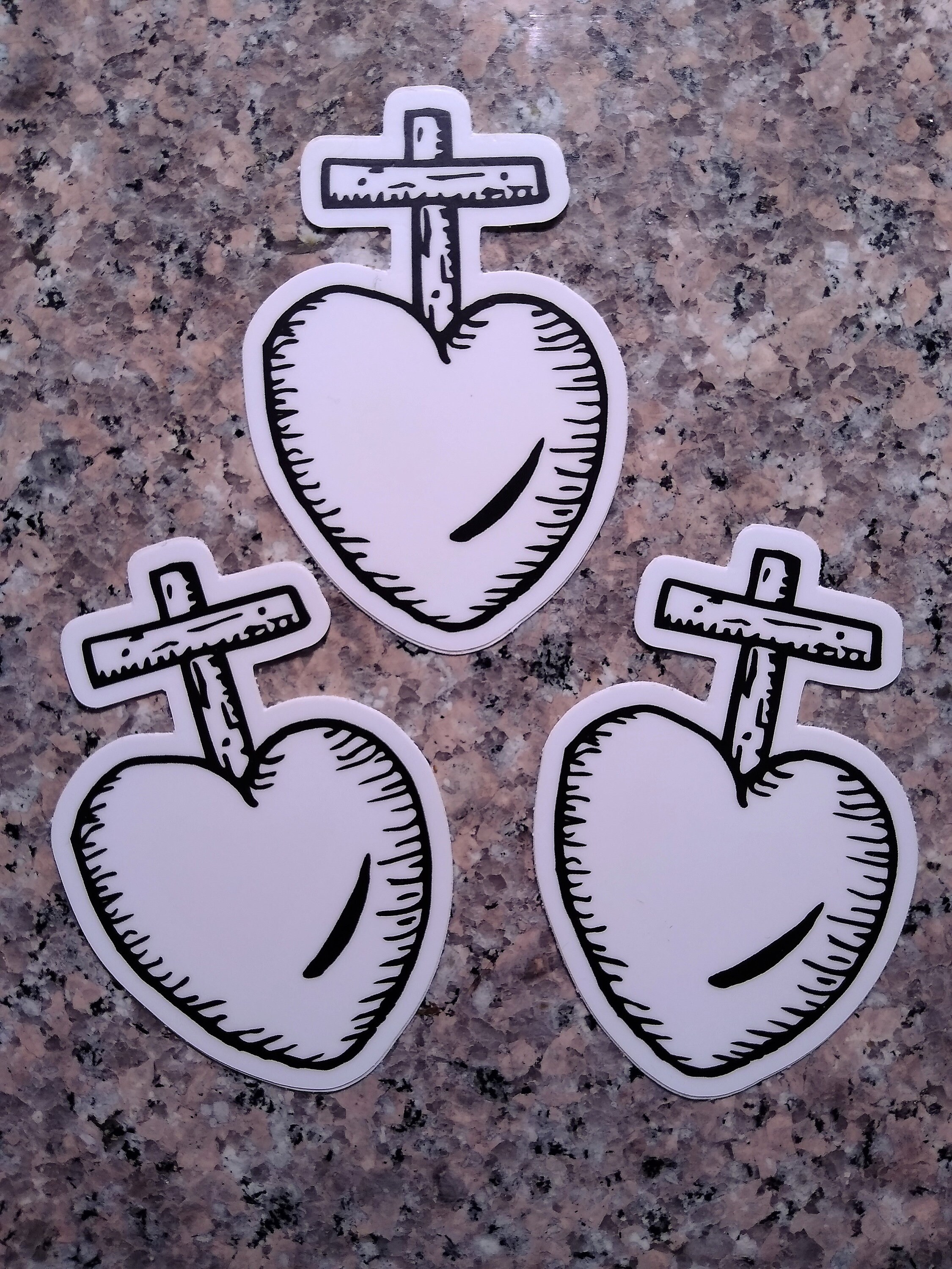 Sacred Heart of Jesus Sticker - Etsy