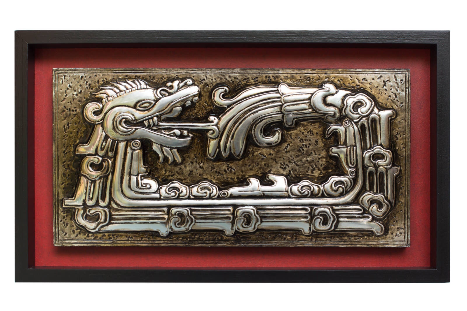 Metal embossing Aztec Culture Embossed in aluminum Aztec art ...