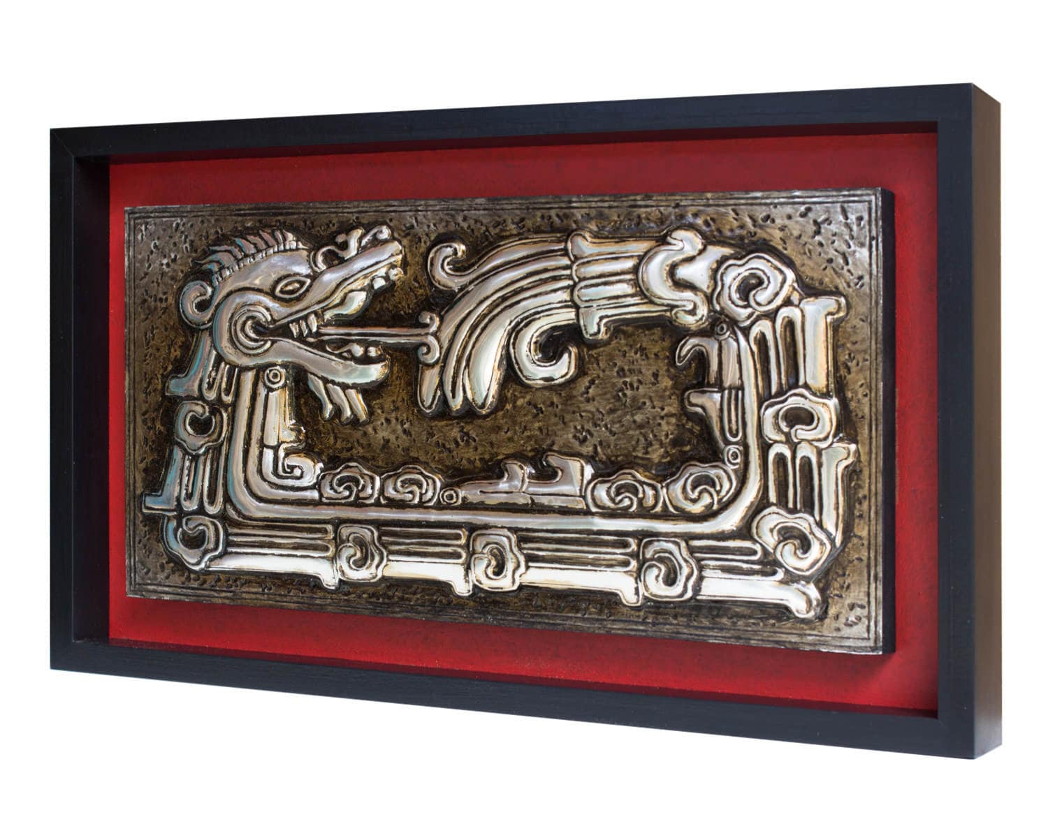 Metal embossing Aztec Culture Embossed in aluminum Aztec art ...