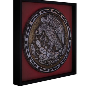 Mexican National Shield. Mexico. Metal Embossing. Aztec. Aztec Culture ...