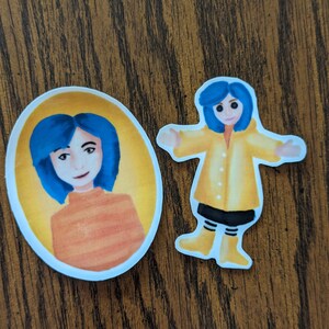 Coraline and Wybie Sticker Set Coraline Stickers - Etsy