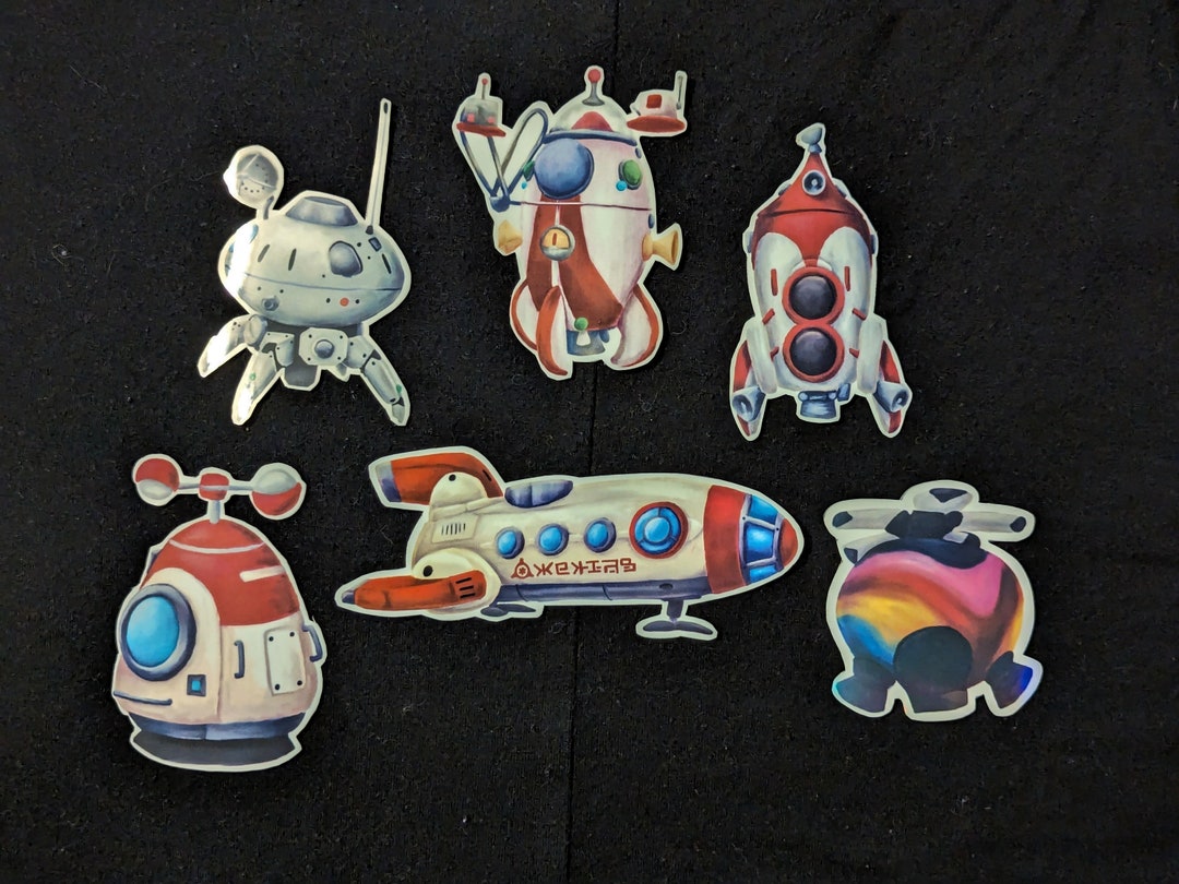 Pikmin Ships Sticker Pack - Etsy