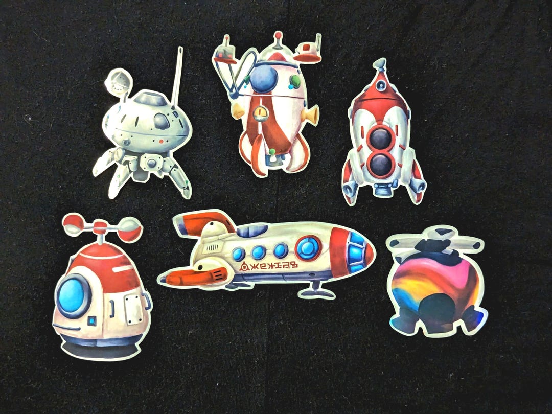 Pikmin Ships Sticker Pack RETIRING - Etsy