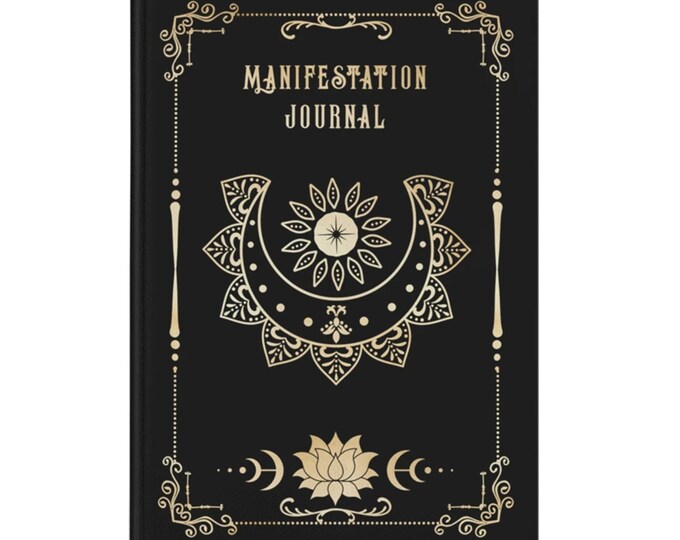 Sun Moon Journal Witch Journal Book of Shadows Witch Notebook - Etsy