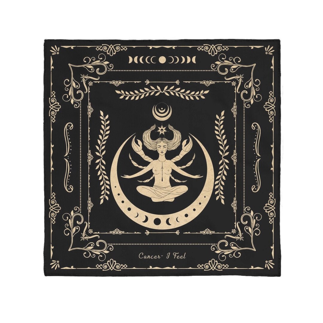 Cancer Altar Cloth Scarf Astrology Gift Cancer Gifts Zodiac Gifts ...