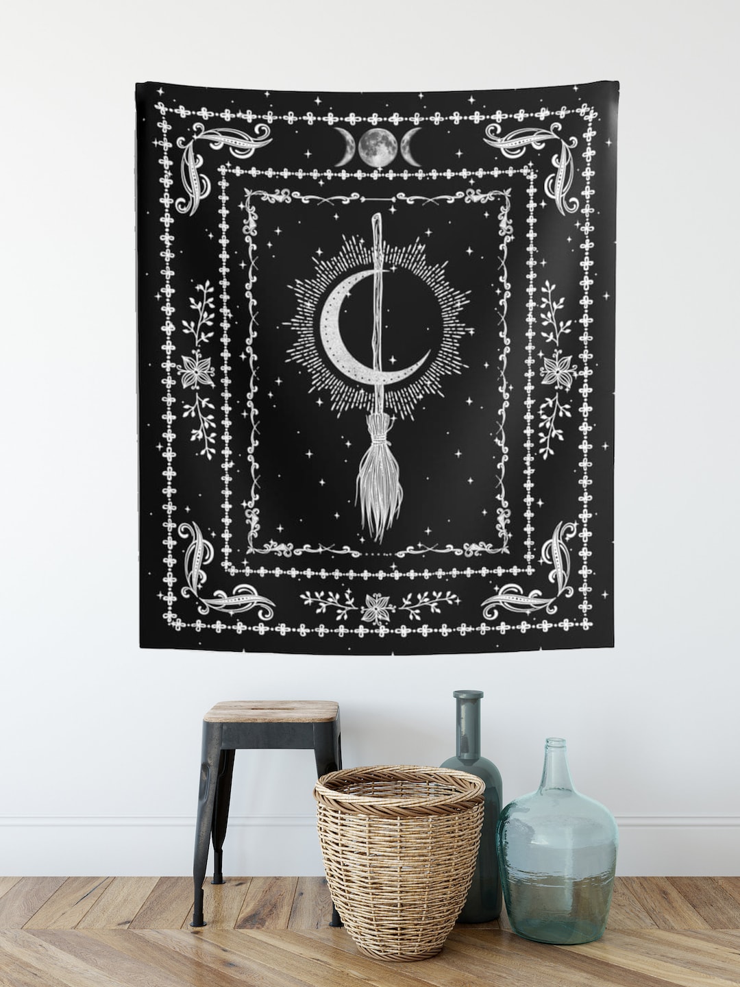 Witch Tapestry Wiccan Decor Witchy Tapestry Wiccan Tapestry Wicca ...
