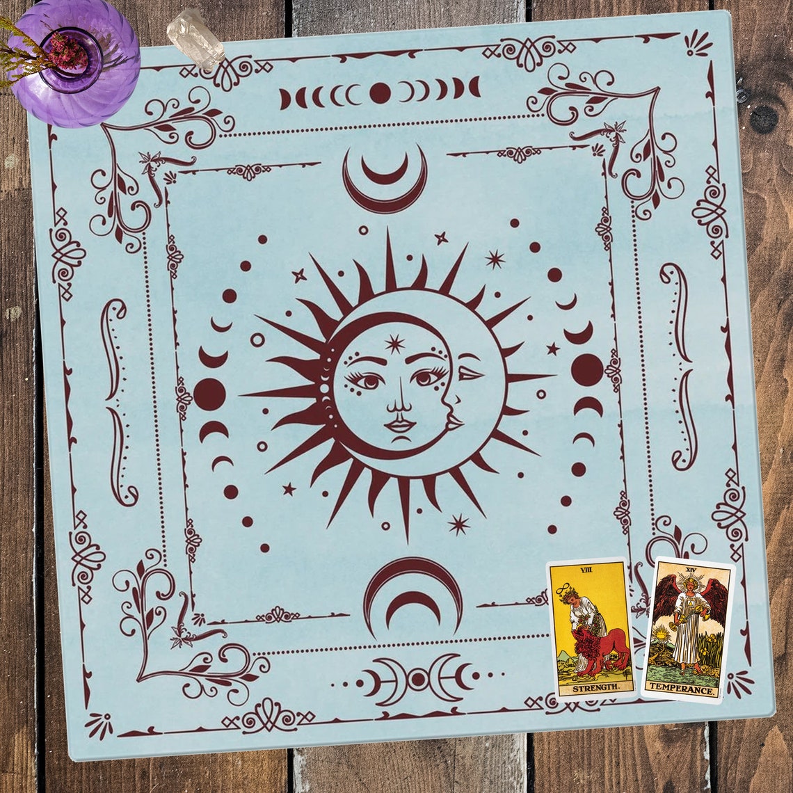 Mystical Pastel Altar Cloth Alter Cloth Tarot Cloth Tarot | Etsy