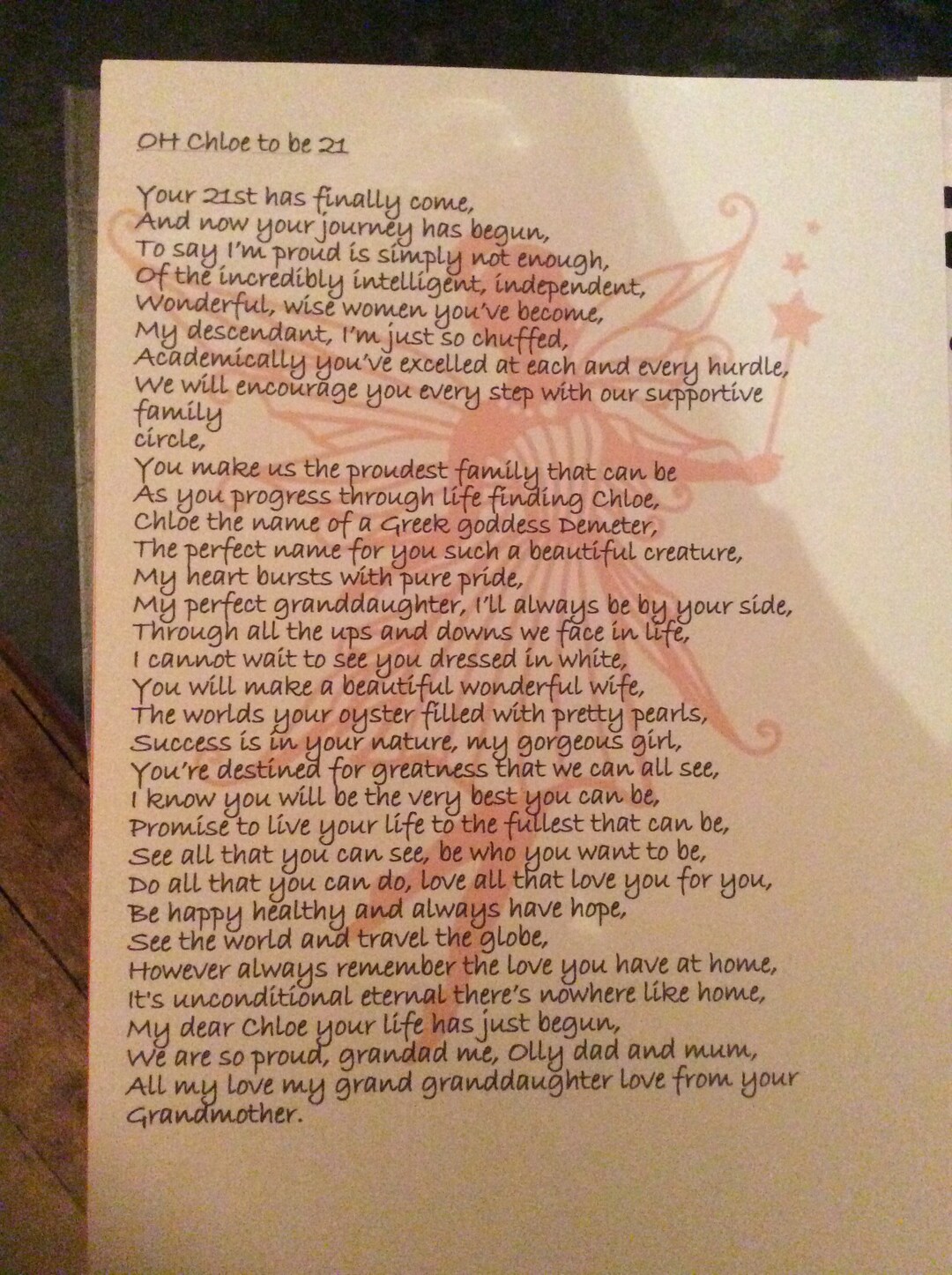 Personalised Poems for Any Occasion - Etsy