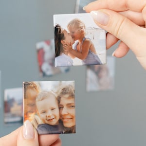 Button Magnets Square Magnets Fridge Custom Photo Magnet 2x2 Fridge ...