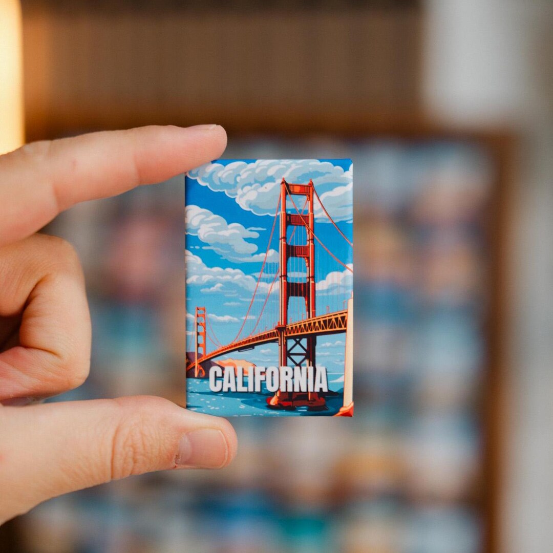 State Magnets Fridge Button Magnets 50 State US Travel Gift From ...