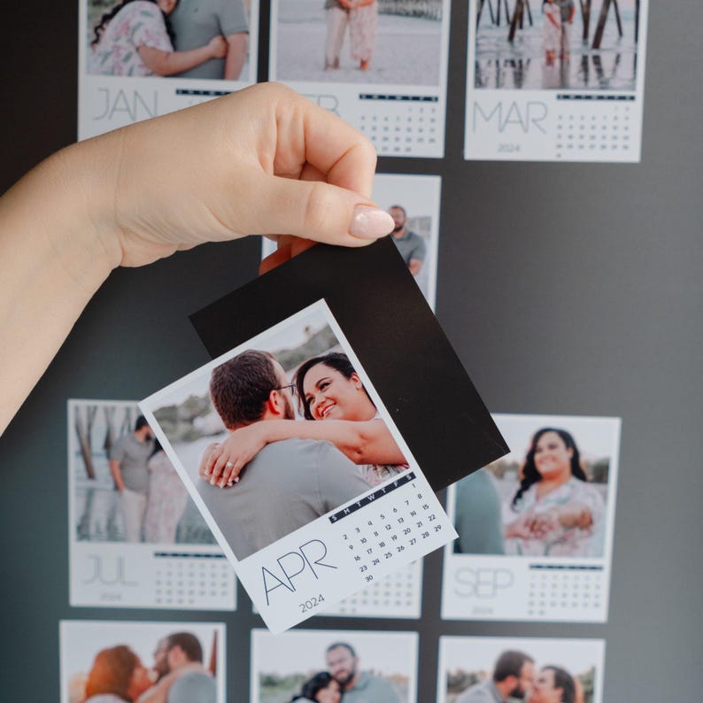 Personalized 2026 Photo Calendar Magnets | Custom Fridge Calendar ...