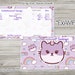 Cash Stuffing Envelope Printable, Adorable Bunny Kawaii Cute, Pink ...