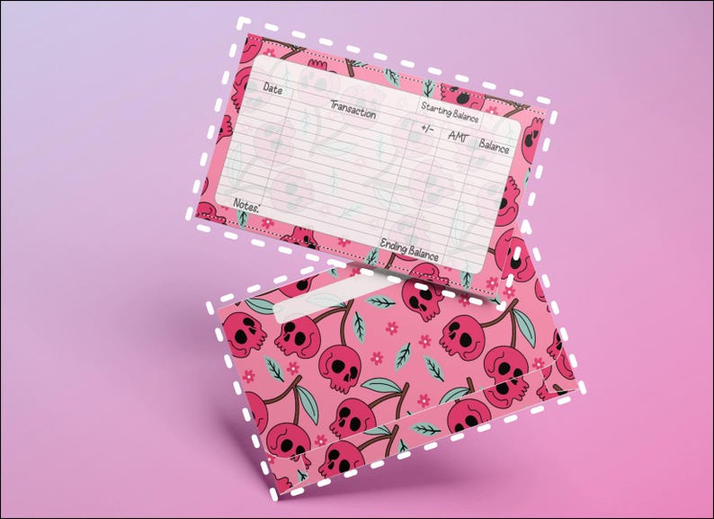 Cash Stuffing Envelope Printable, Coquette Cake, Kawaii Cute, Christmas ...