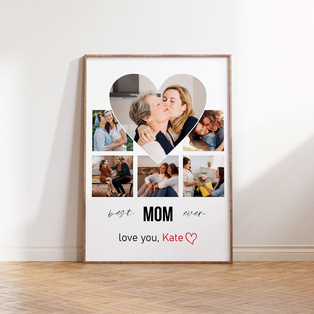Custom Photo Collage, Mothers Day Gift, Birthday Gift, Personalized ...