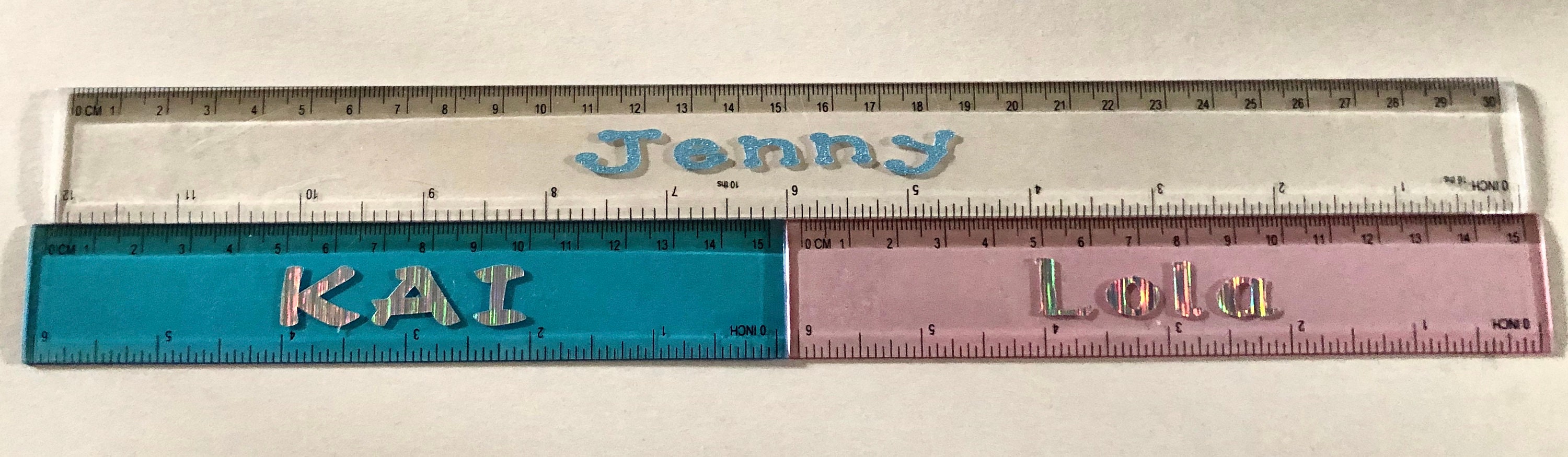 Personalised 15cm Ruler 15cm Rulers Shatterproof Ruler - Etsy