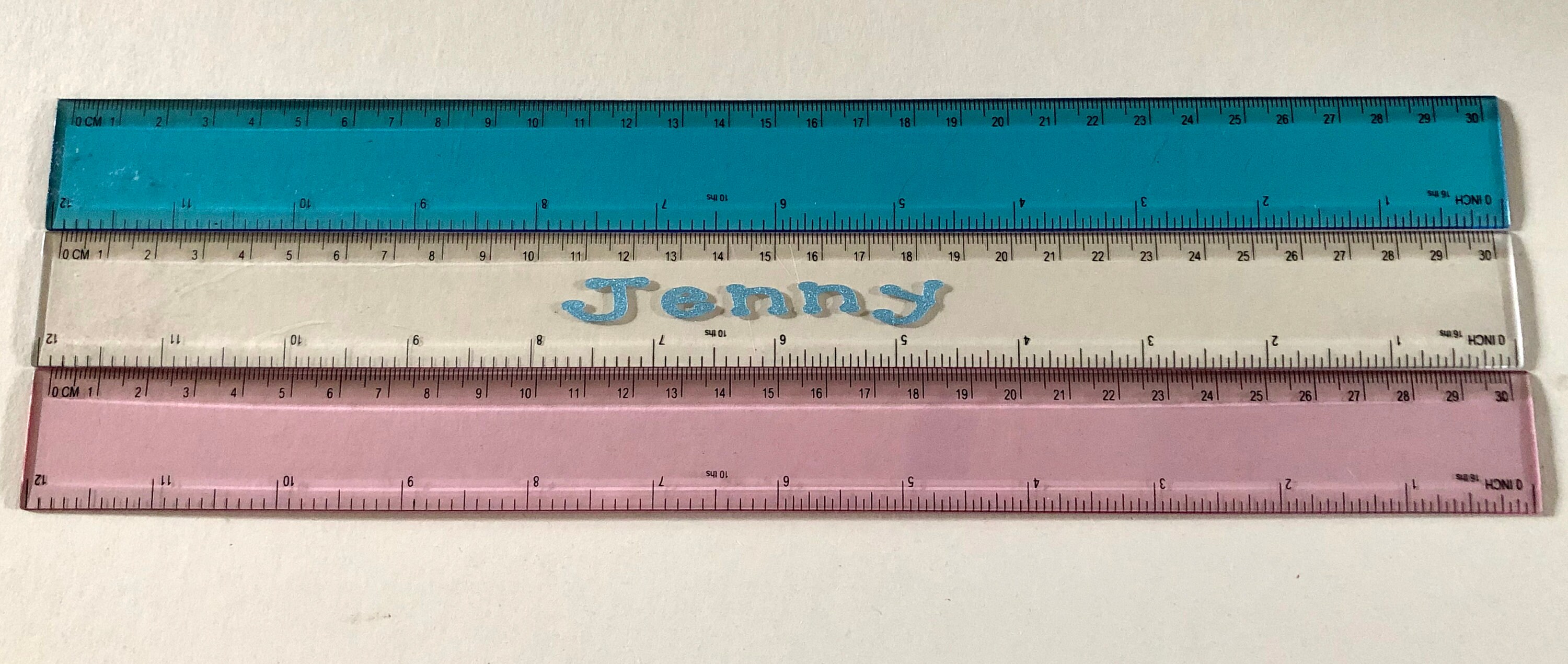 Personalised 30cm Ruler 30cm Rulers Shatterproof Ruler | Etsy