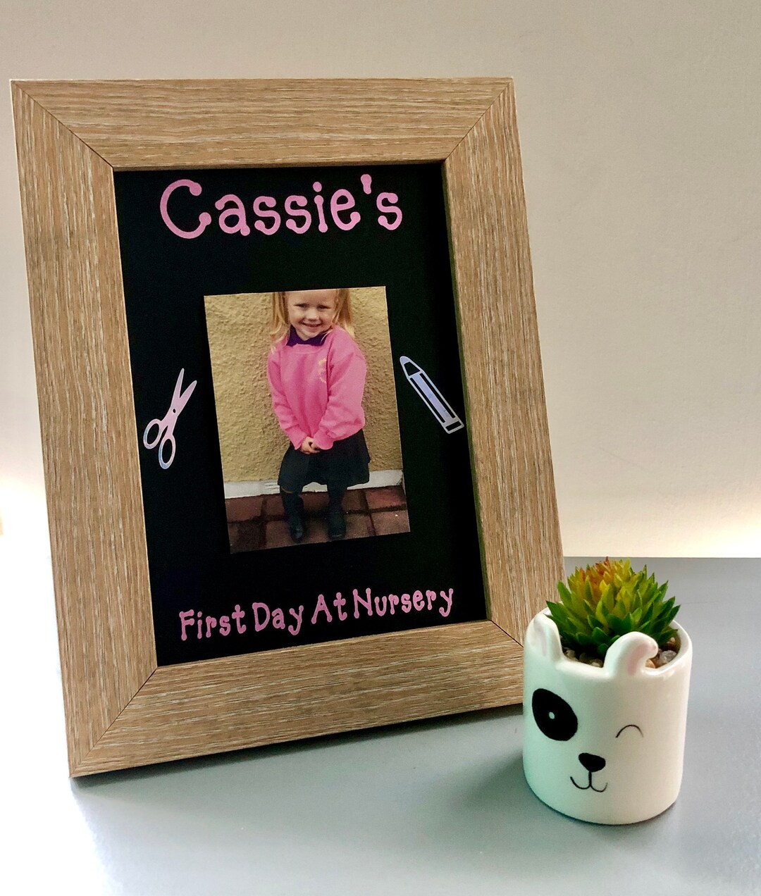 First Day at School Personalised Frame, First Day at Nursery, First Day ...