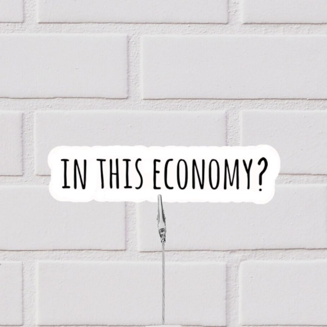 In This Economy? Sticker | Funny Sticker - Etsy