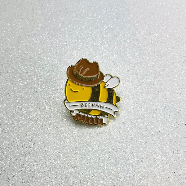 Bee Enamel Pin - Etsy