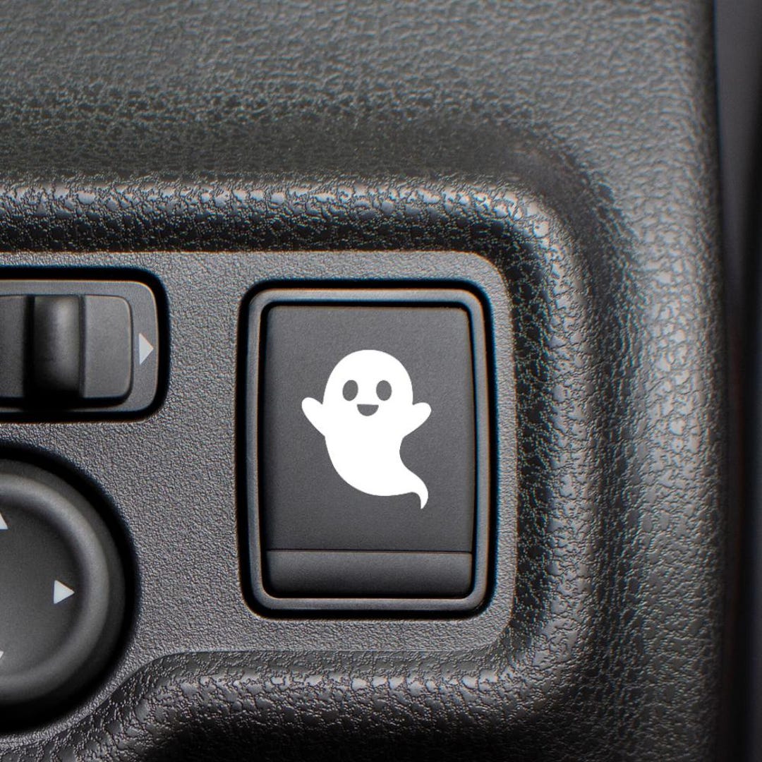 Little Ghost Button Decal | Ghost Button Decal | Tiny Ghost Blank ...