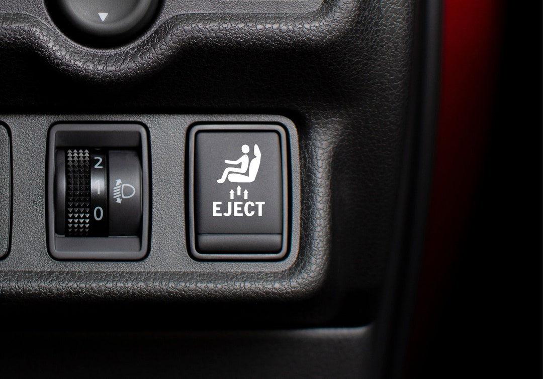 Eject Button Decal | Car Blank Button Decal | Eject Button | Eject ...