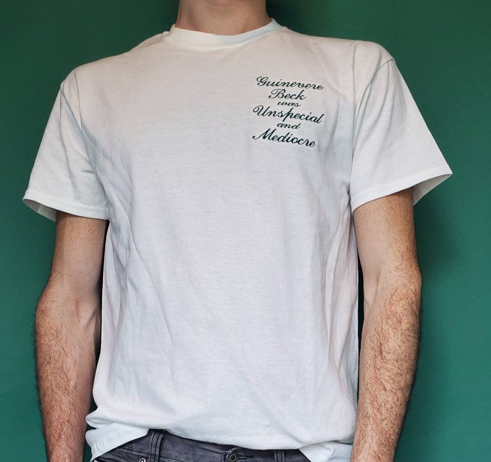 Netflix You Guinevere Beck Embroidered Unisex Cotton T-shirt - Etsy