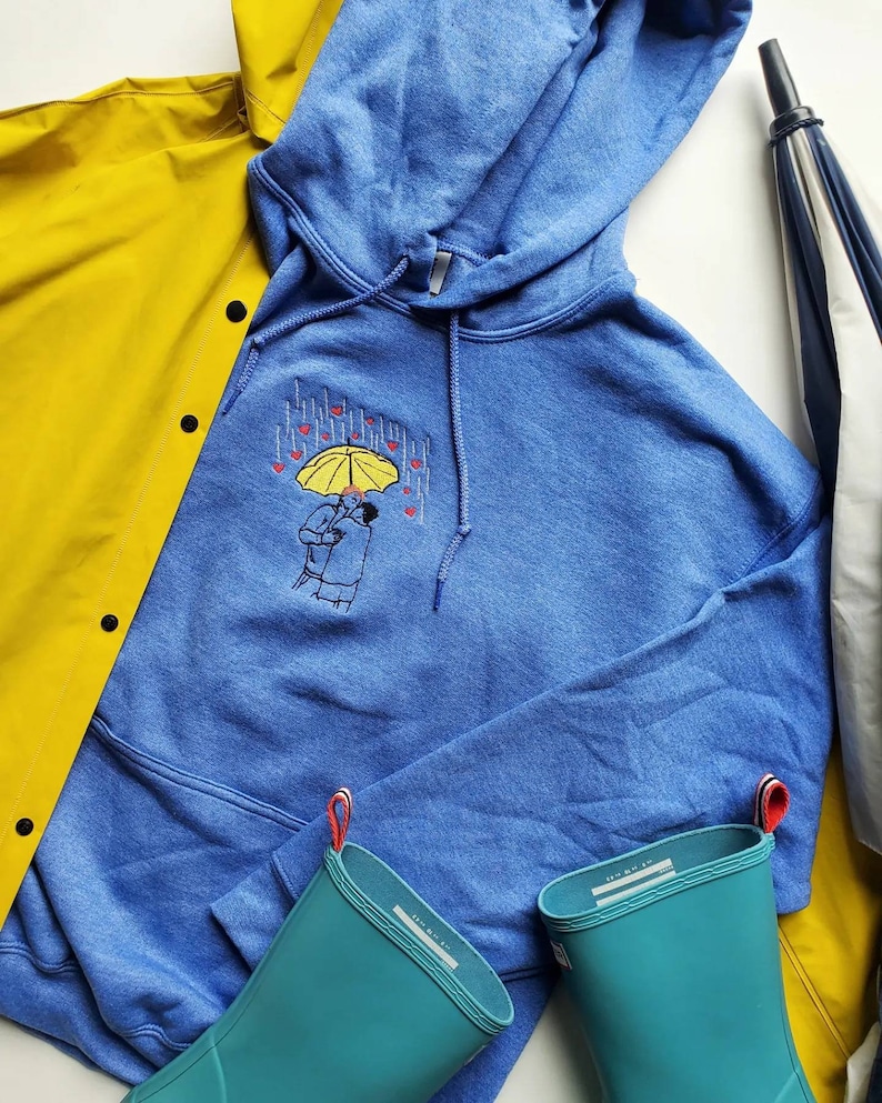 Heartstopper Netflix Nick and Charlie Kiss Embroidered Hoodie - Etsy