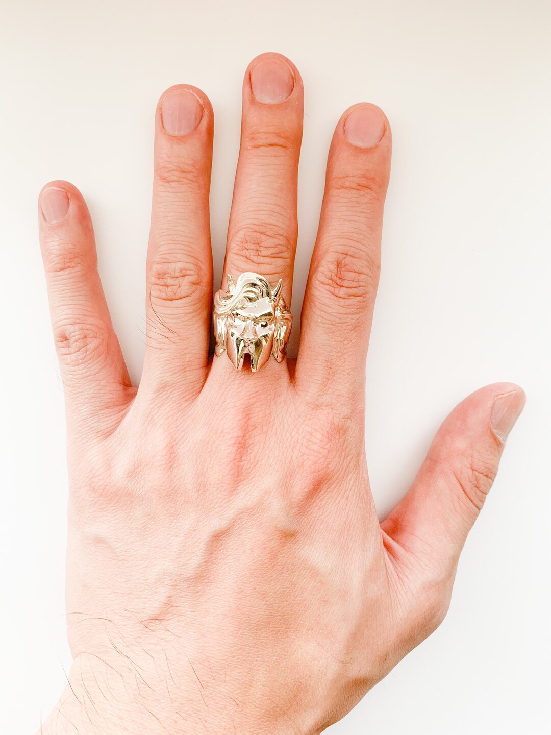 Nameless Ghoulette Ghost Ring Sterling Silver - Etsy