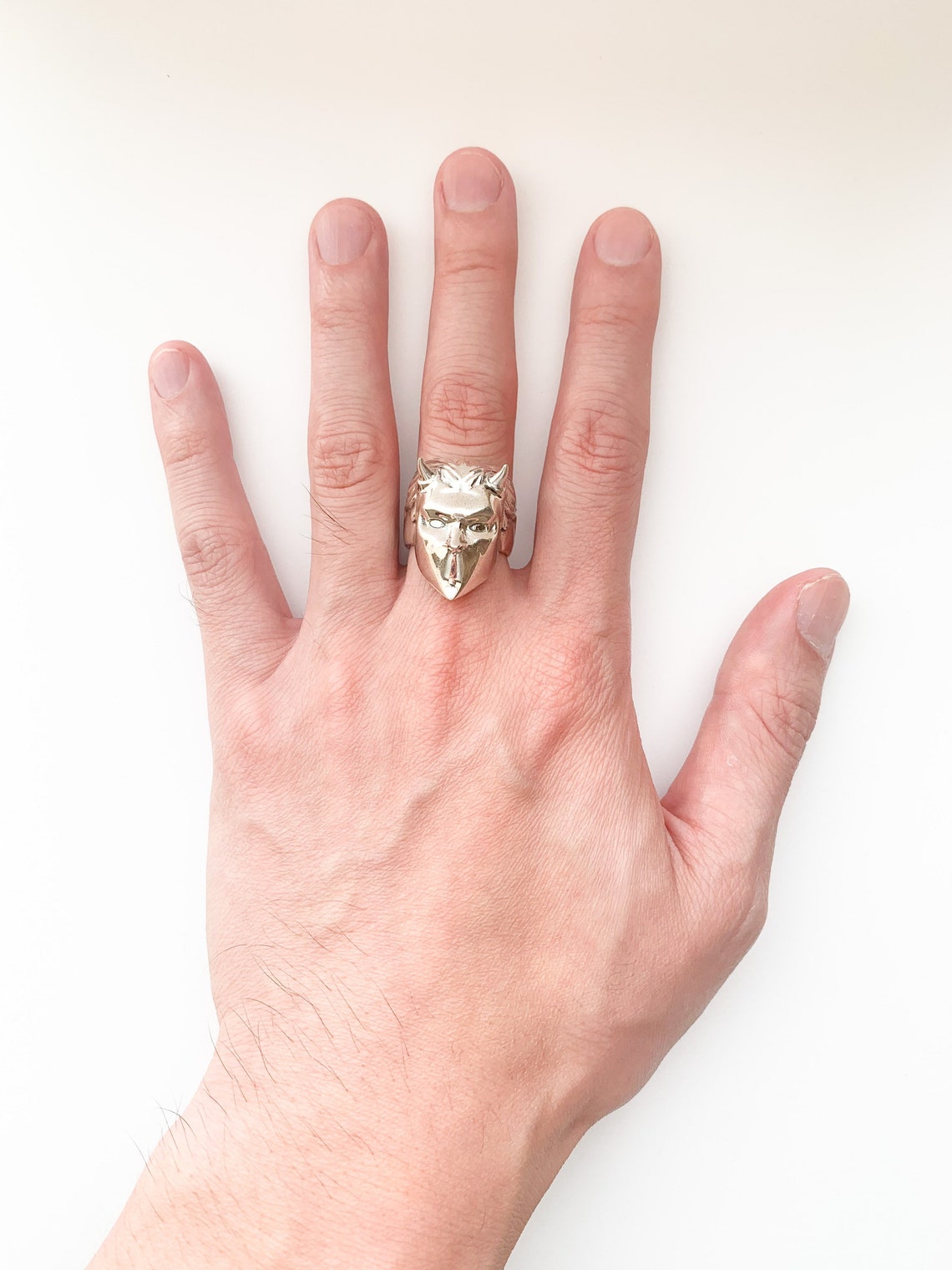 Nameless Ghoul of Ghost Ring Sterling Silver - Etsy