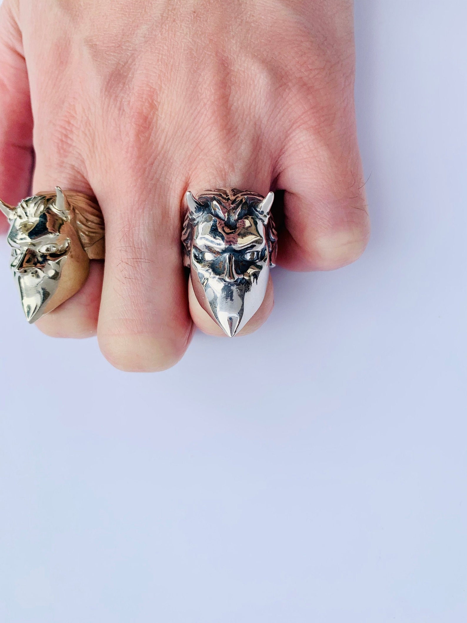 Nameless Ghoul of Ghost Ring Sterling Silver | Etsy