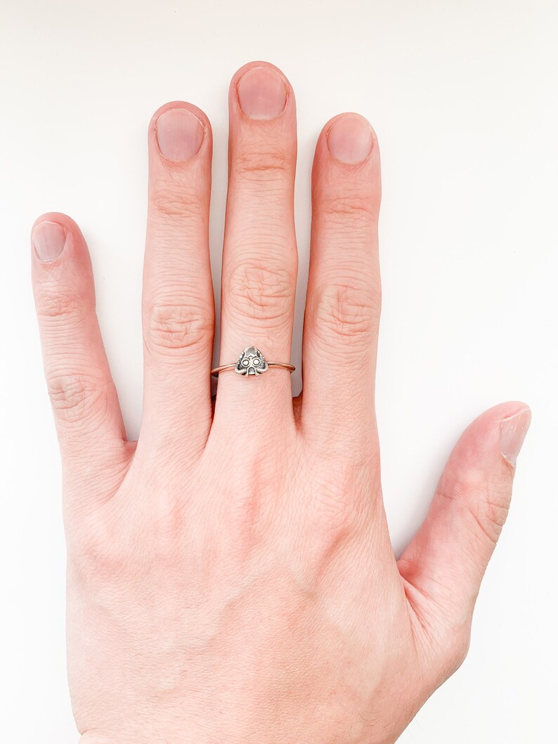 Nameless Baby Ghoul Ghost IMPERA Petite Ring Sterling Silver - Etsy