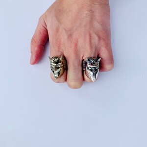 Nameless Ghoul of Ghost Ring Sterling Silver | Etsy