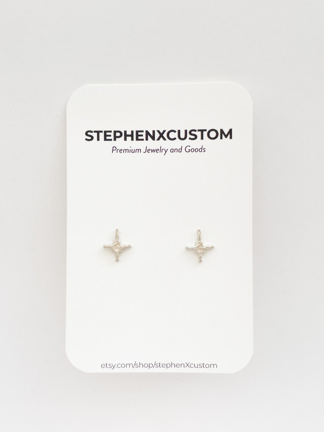 Grucifix IMPERA Earrings Cross Studs - Etsy