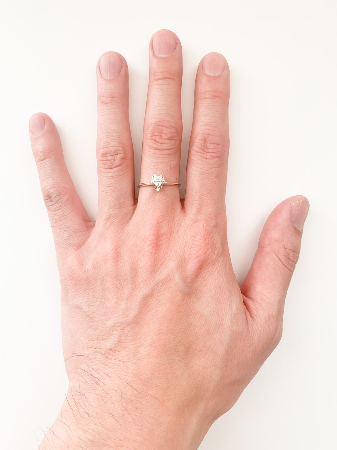 Nameless Baby Ghoul Ghost Petite Ring Sterling Silver - Etsy