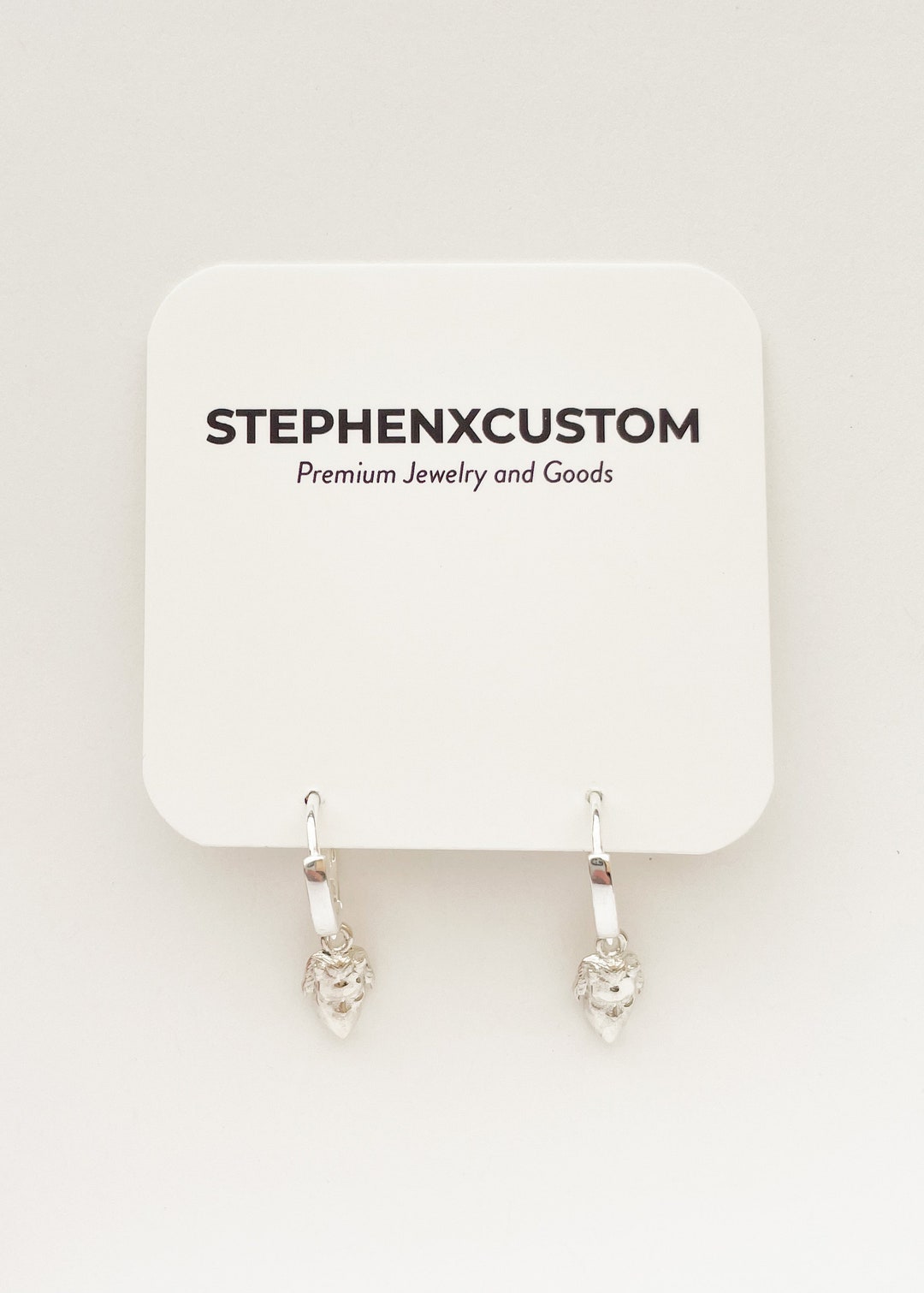 Nameless Baby MELIORA Ghoul of Ghost Huggie, Hoop Earrings - Etsy UK