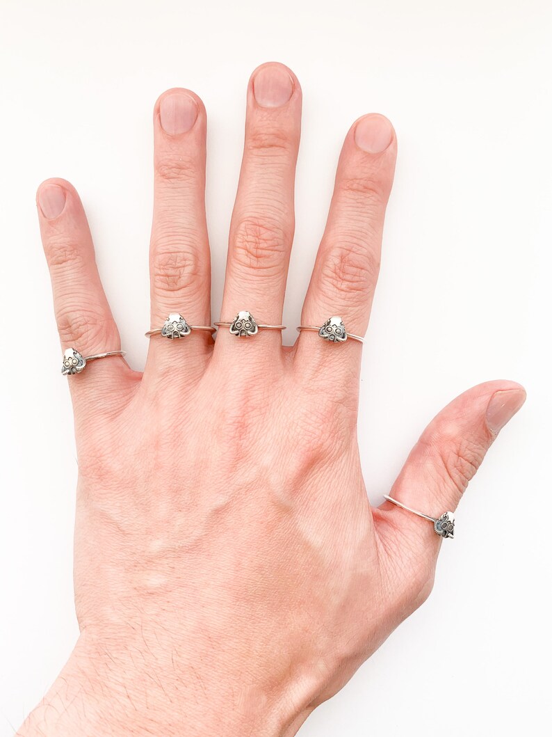 Nameless Baby Ghoul Ghost IMPERA Petite Ring Sterling Silver - Etsy
