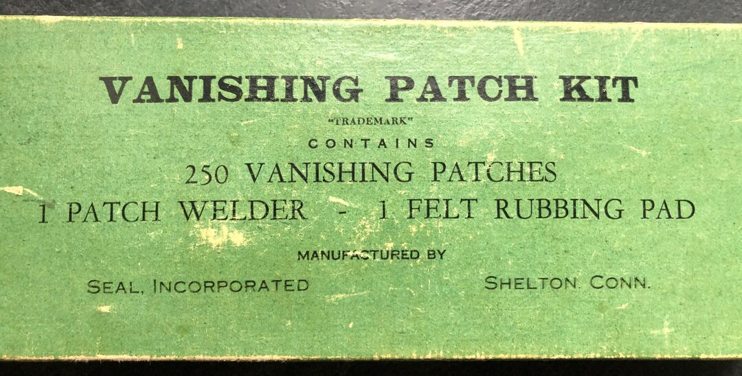 Vintage Baby Welder Kit With Patch Welder, Felt Rubbing Pad and ...