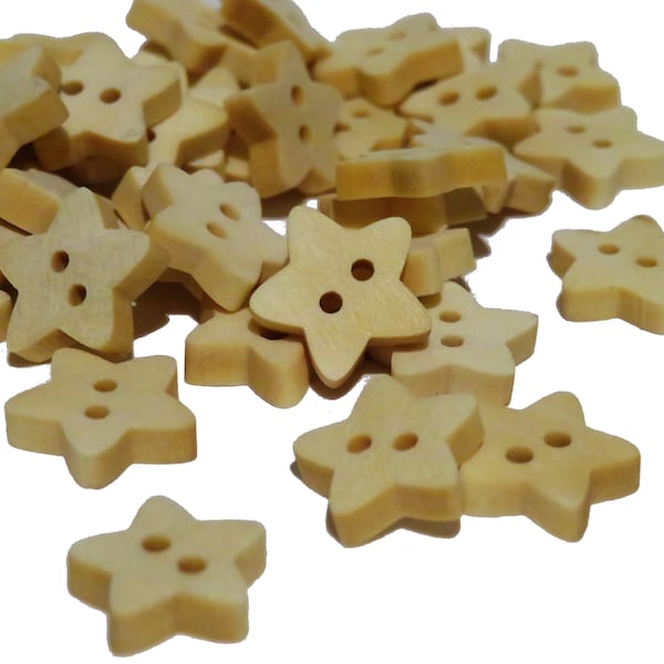 Star Shaped Buttons - Etsy