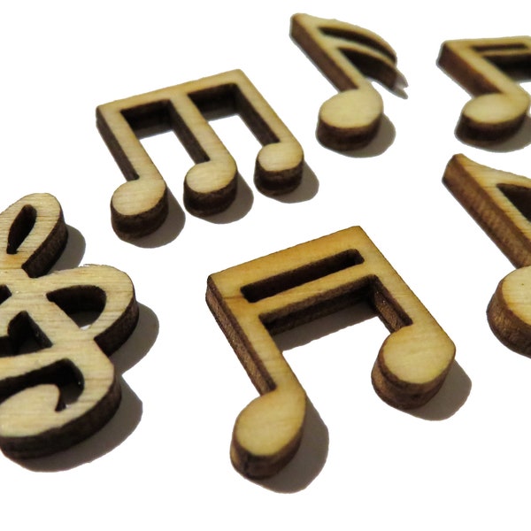 Wooden Notes Laser Cut - Etsy